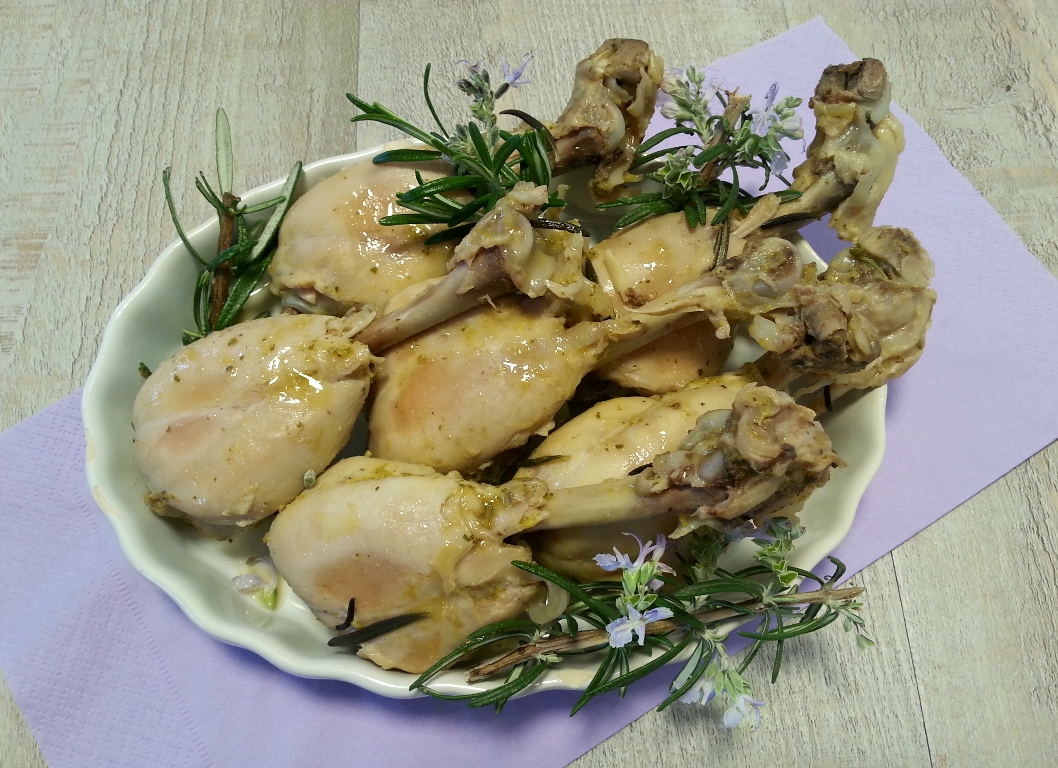 Fusi di pollo agli agrumi e rosmarino - Papilla Monella
